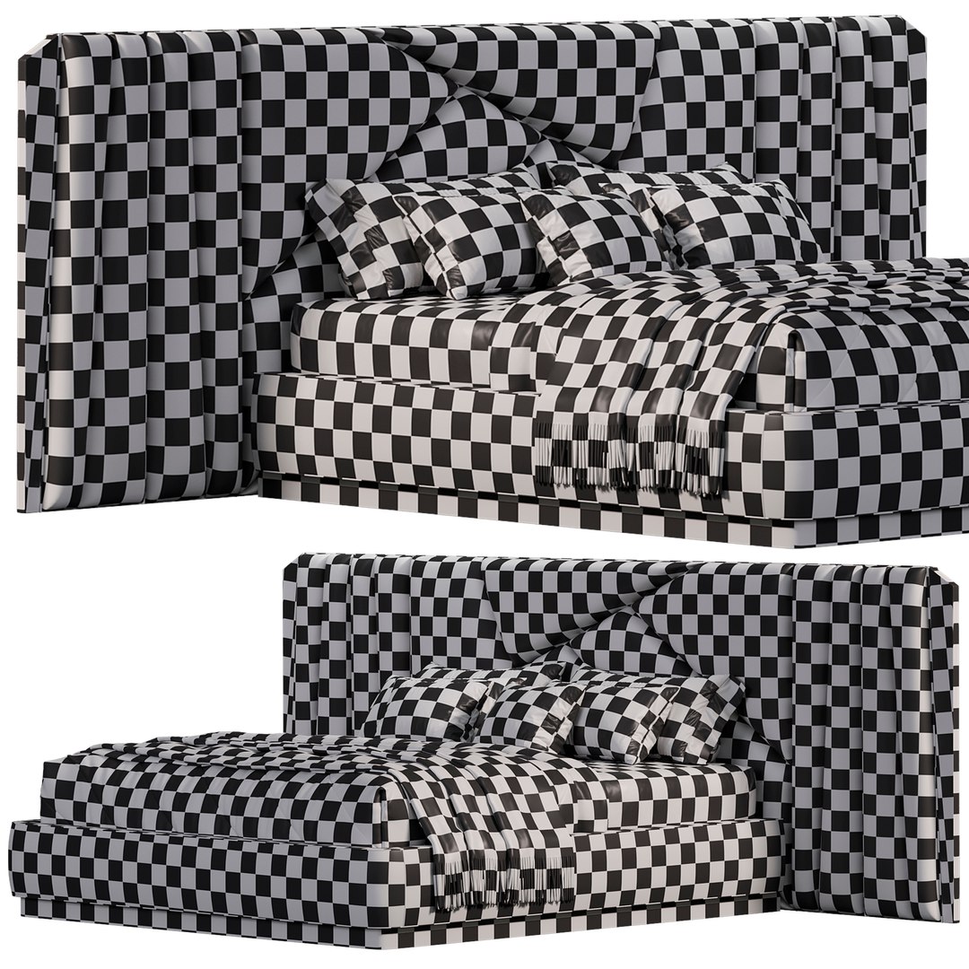 3D Mascari Bed By Grand Italia Model - TurboSquid 2121135