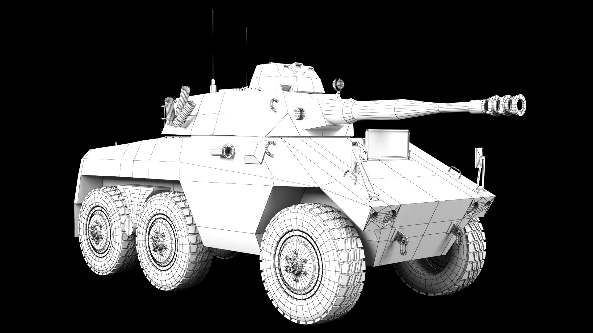 Ee-9 Cascavel 3D Model - TurboSquid 1474784