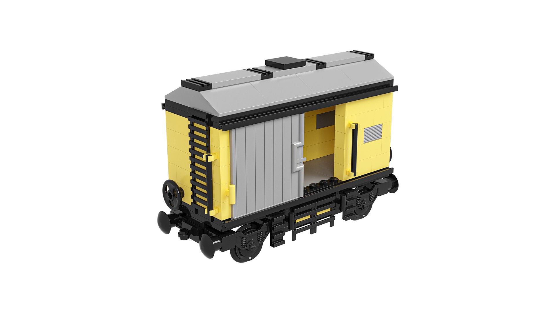 Lego Small Freight Wagon 3D Model - TurboSquid 2106340