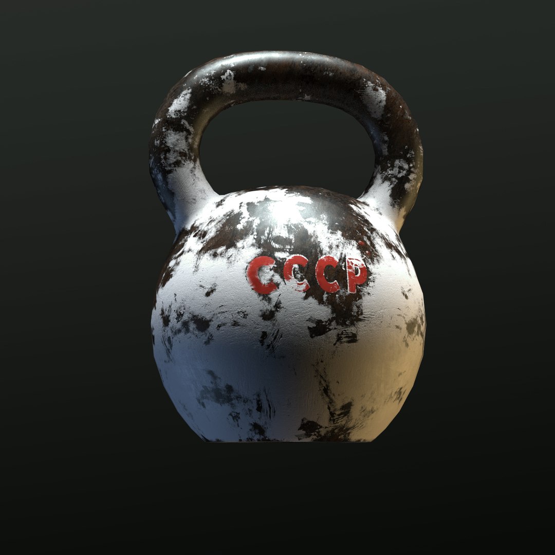 3d kettlebell bell model