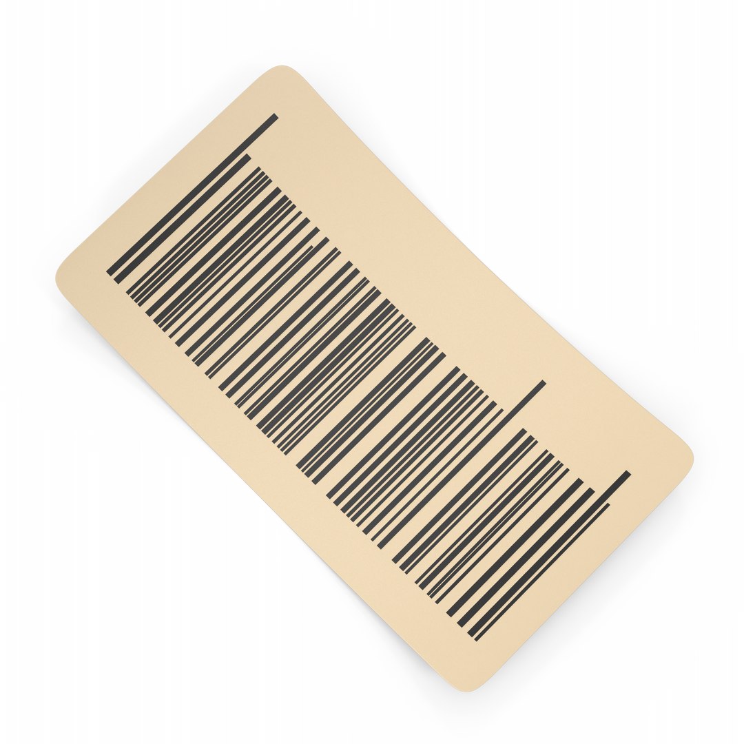 3D Barcode - TurboSquid 2221801