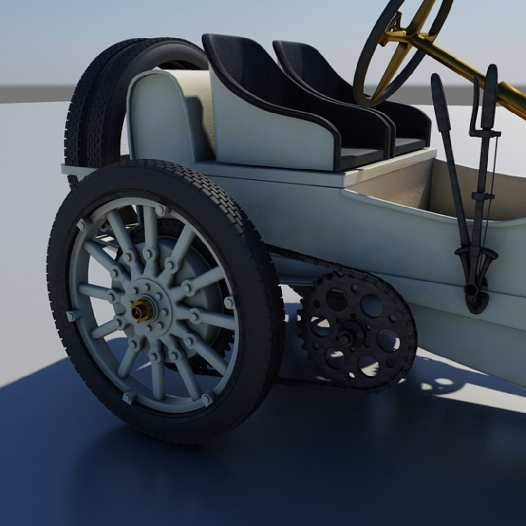 3d Model Mercedes 1908