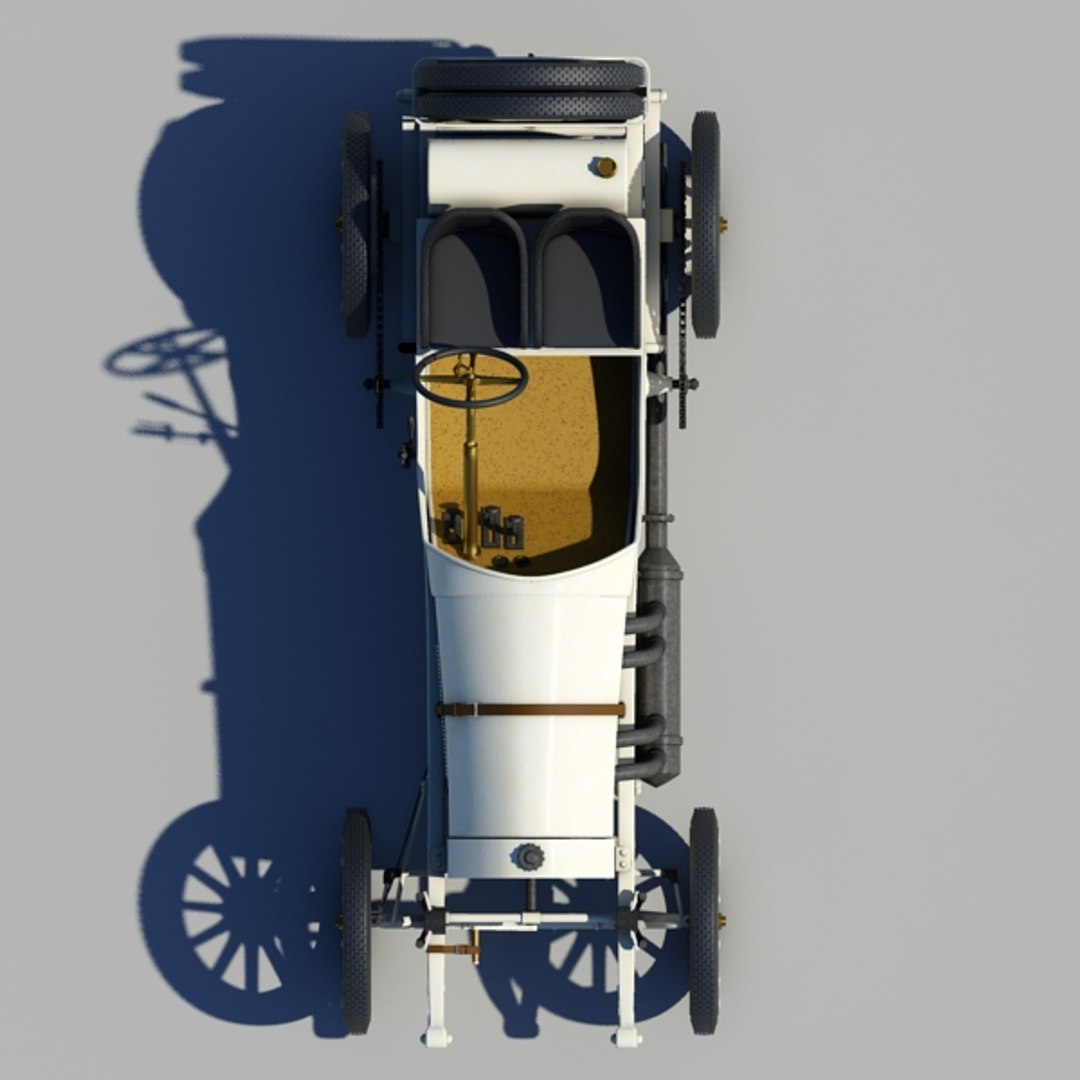 3d Model Mercedes 1908