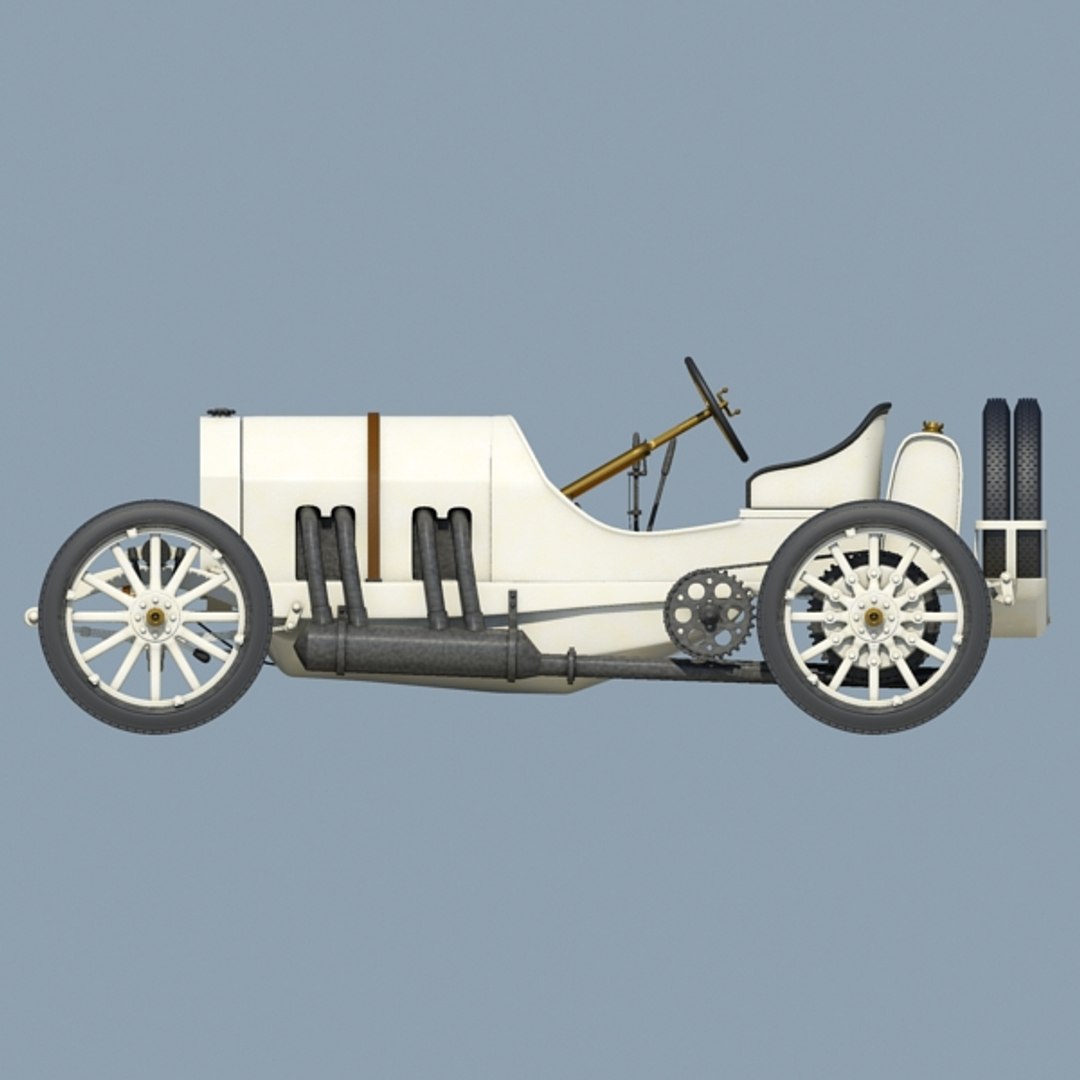 3d Model Mercedes 1908