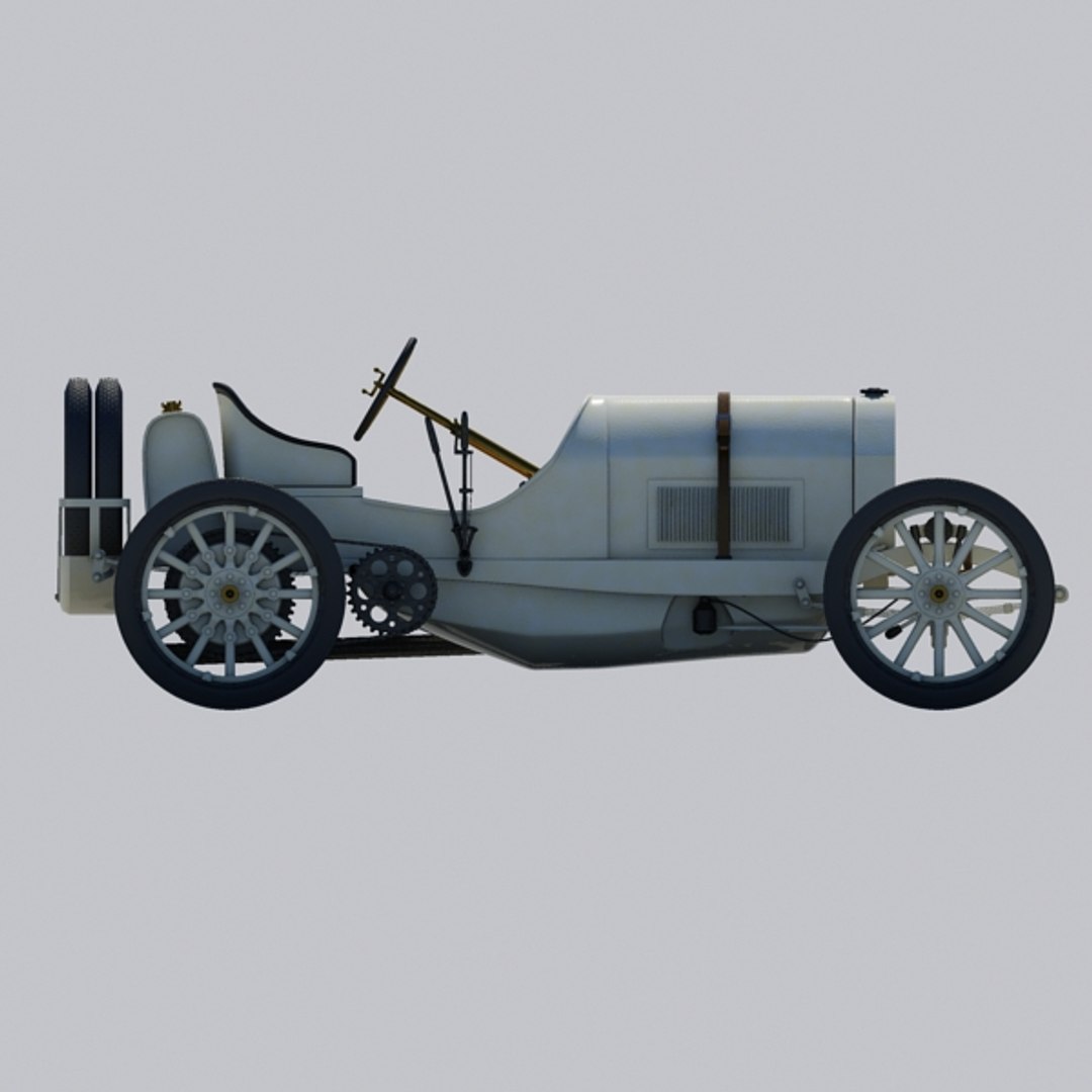 3d Model Mercedes 1908