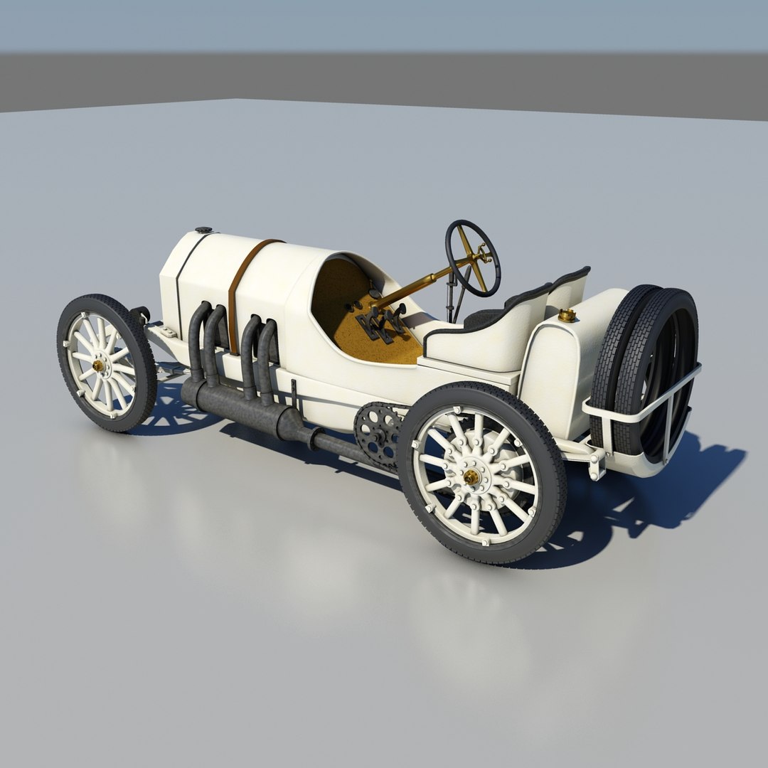 3d Model Mercedes 1908