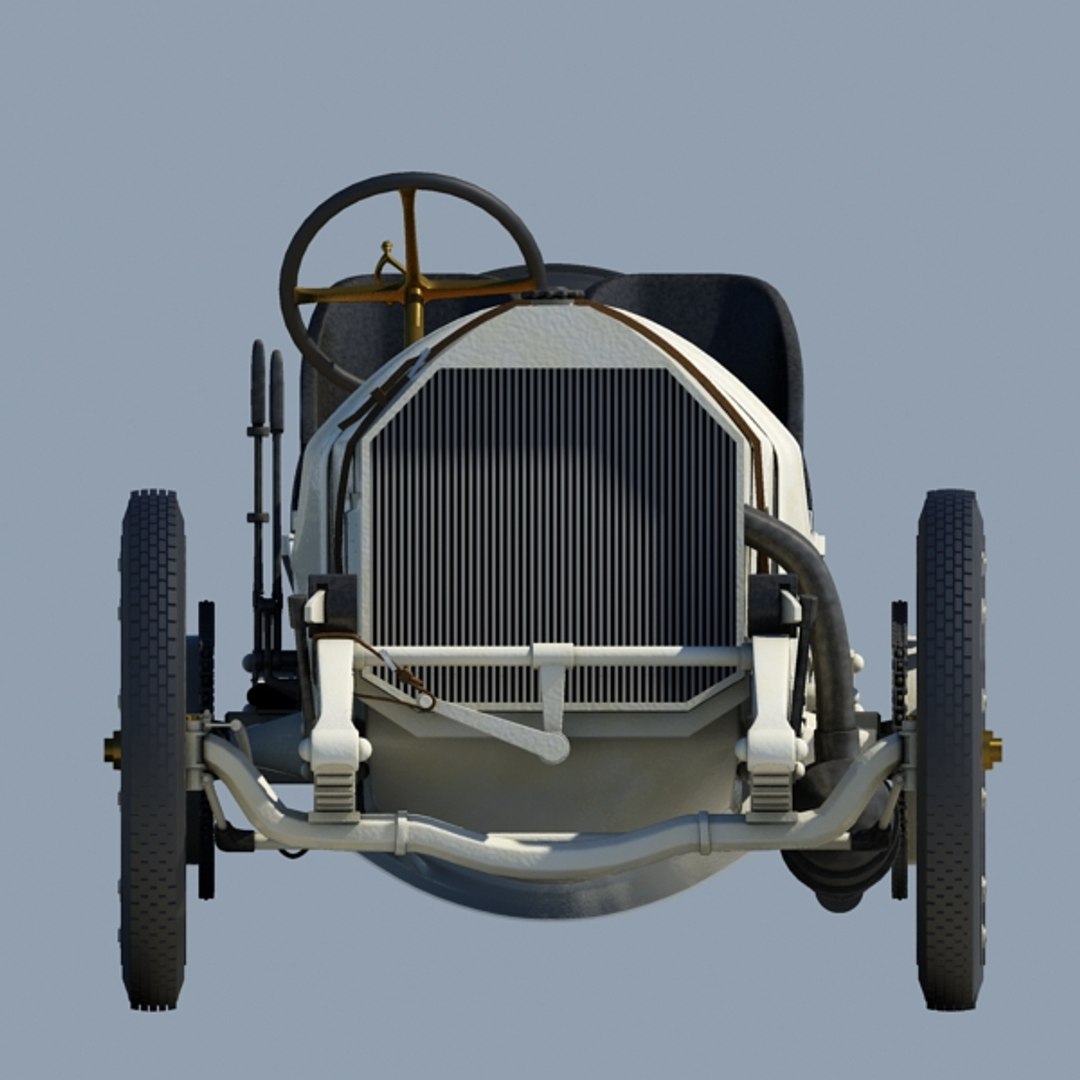 3d Model Mercedes 1908
