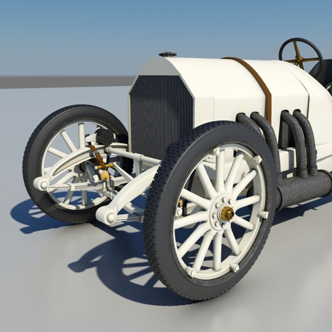 3d Model Mercedes 1908