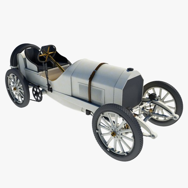 3d model mercedes 1908