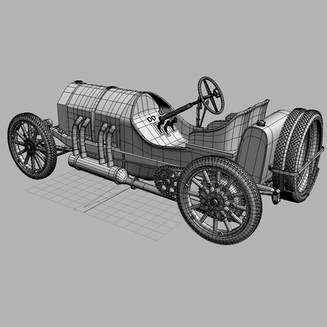 3d Model Mercedes 1908