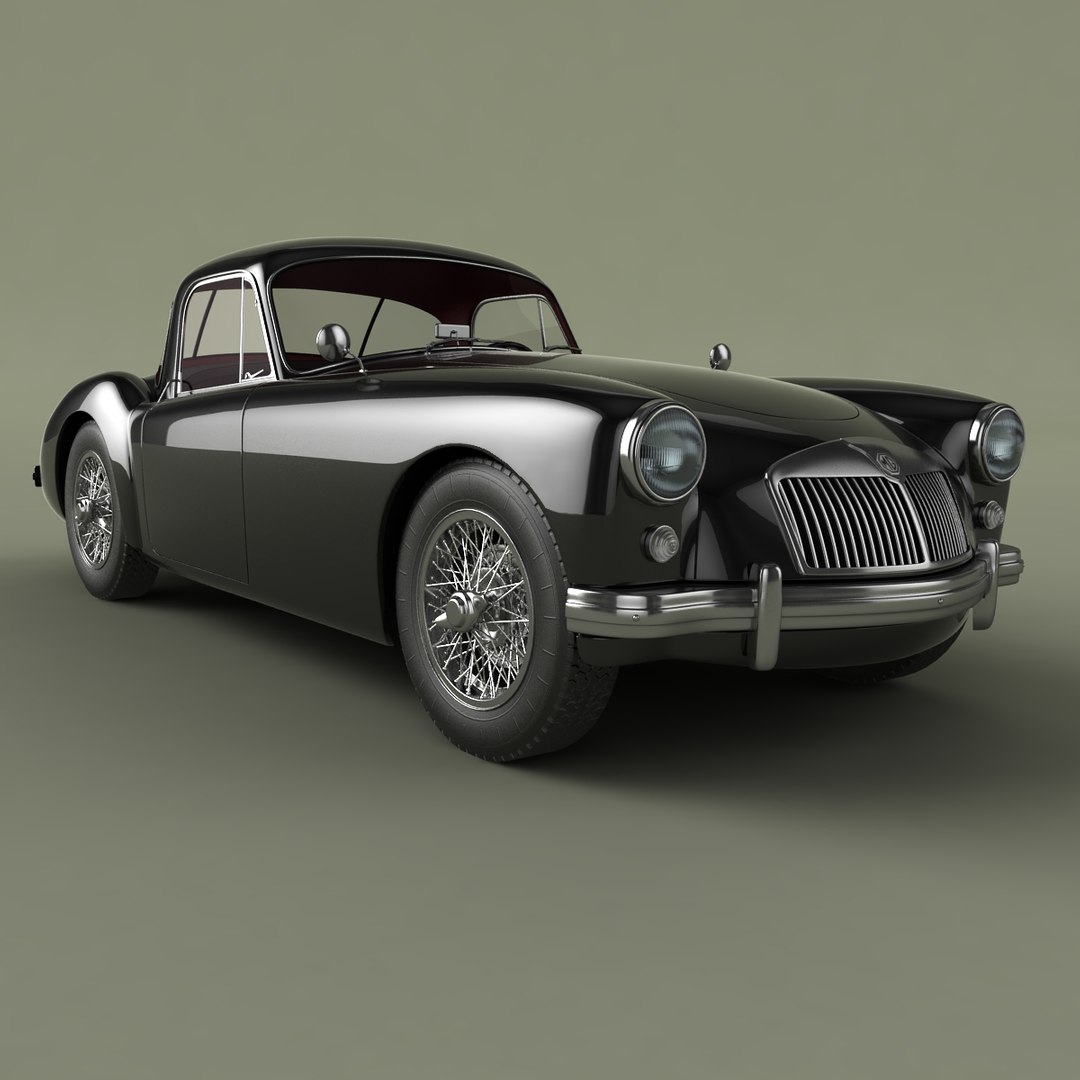 3d Mg Mga Coupe
