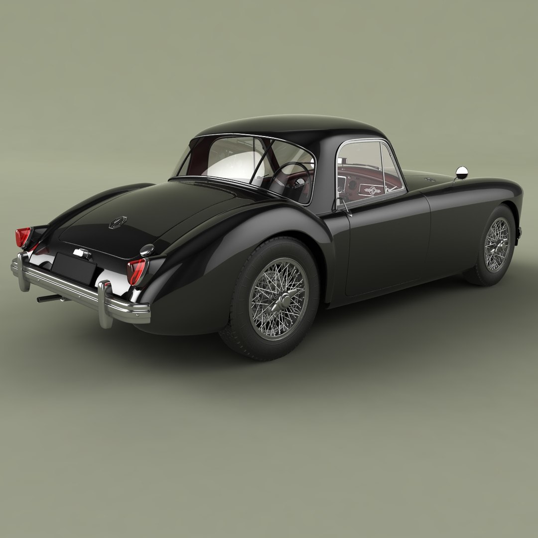 3d Mg Mga Coupe