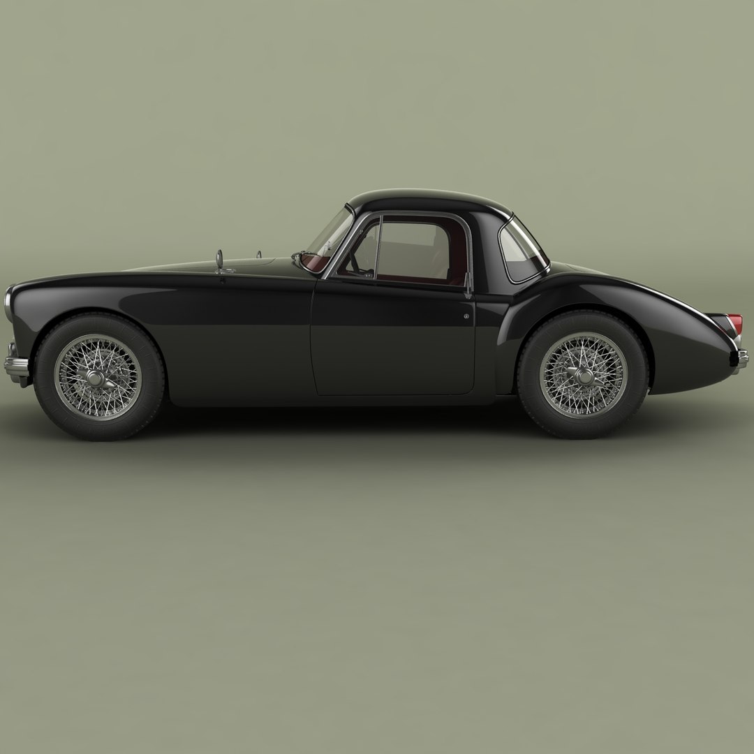 3d Mg Mga Coupe
