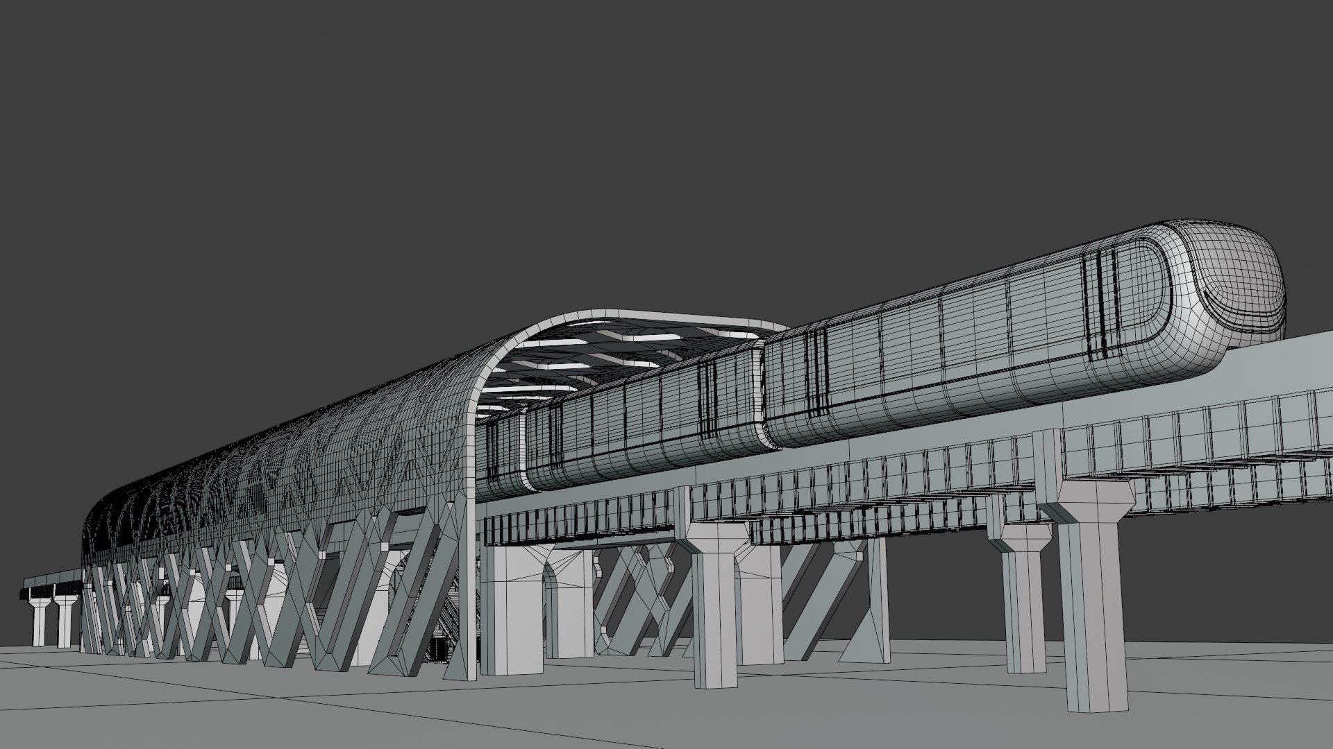 3D Monorail Stations 2023 Collection II Model - TurboSquid 2066687