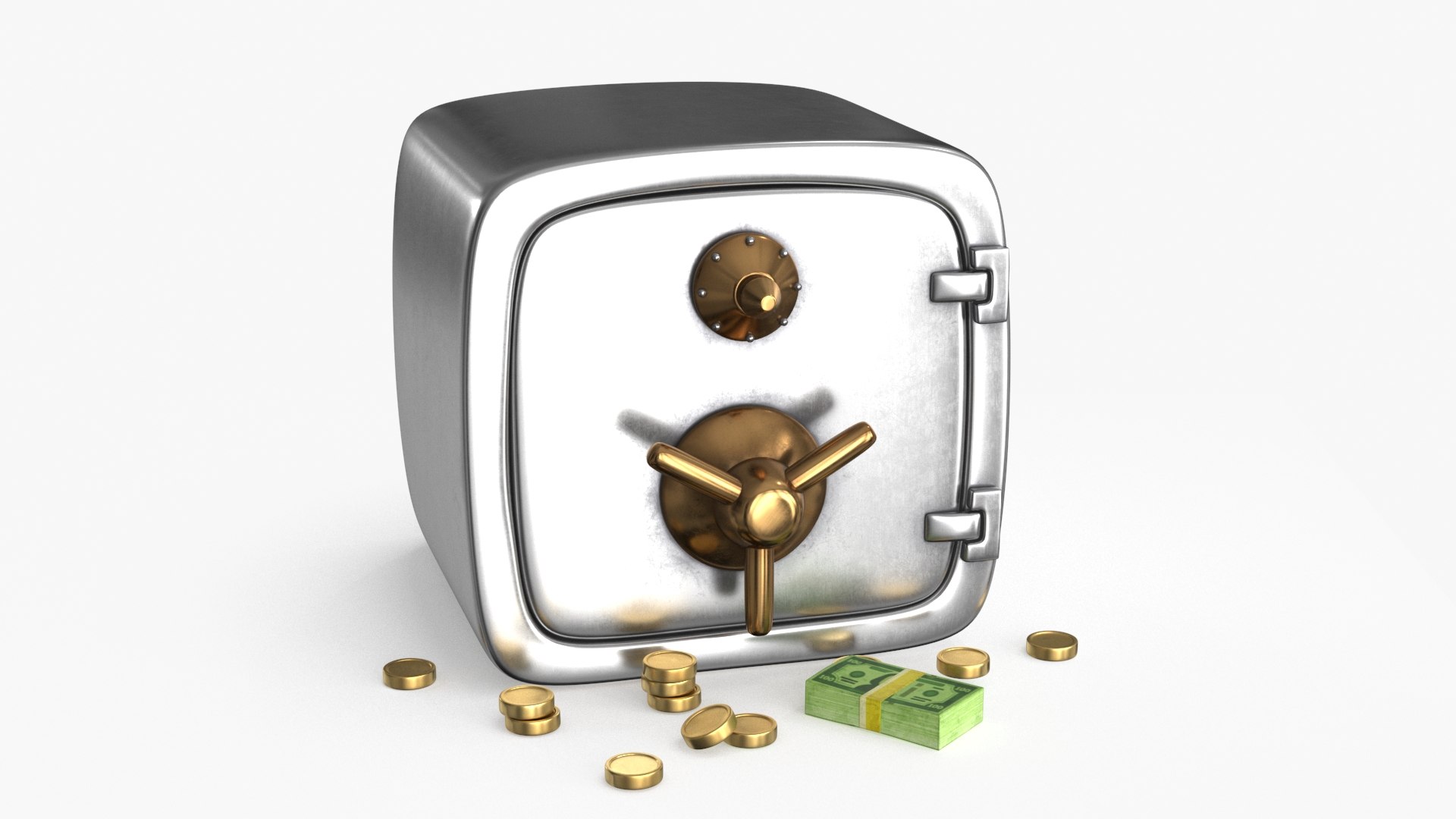 Safe Cartoon 3D model - TurboSquid 2015278