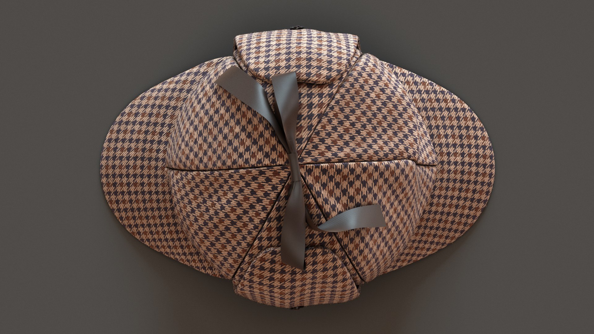 Sherlock Deerstalker Hat And Pipe 3D - TurboSquid 1944844