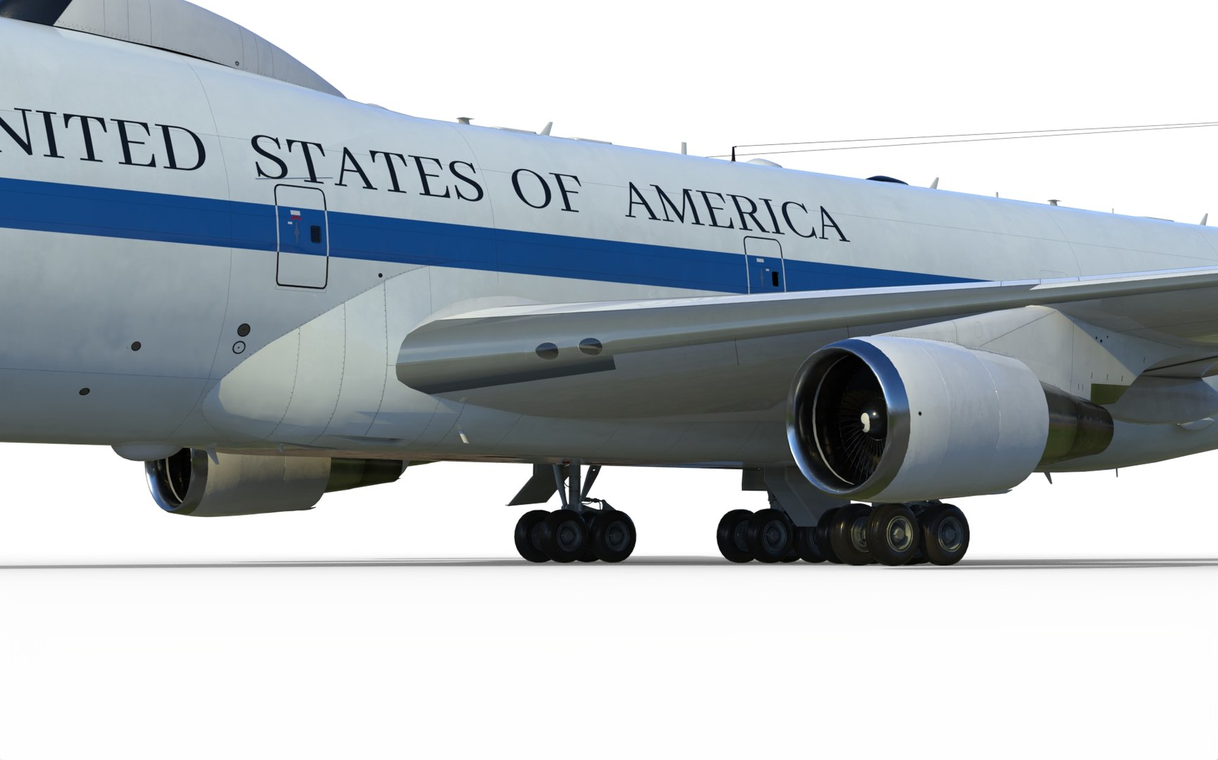 3D Model Boeing E-4 Doomsday Plane - TurboSquid 1991762