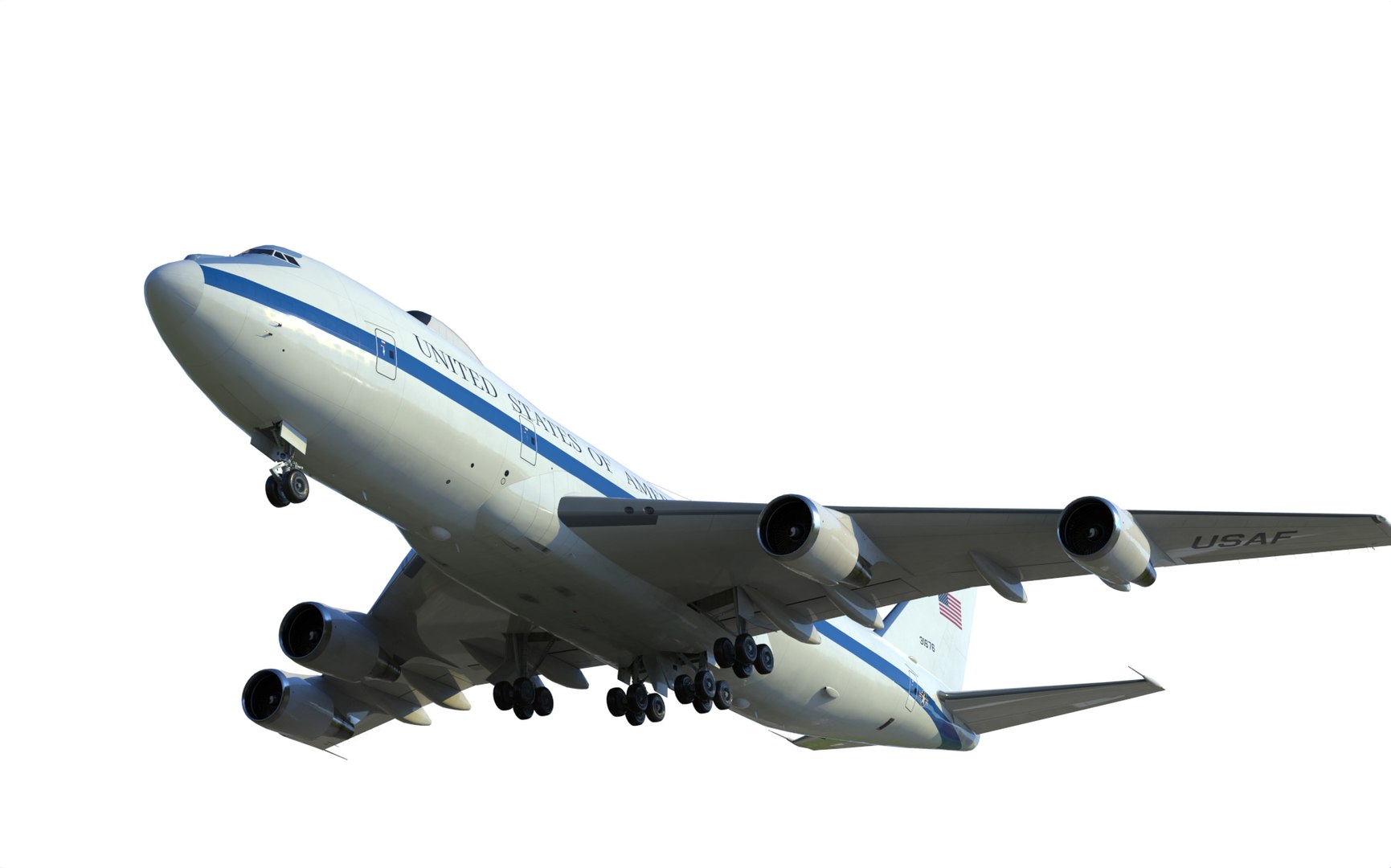 3D Model Boeing E-4 Doomsday Plane - TurboSquid 1991762