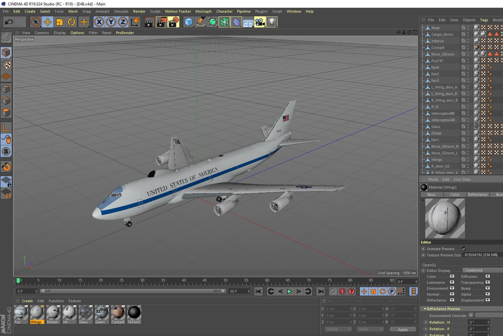 3D Model Boeing E-4 Doomsday Plane - TurboSquid 1991762