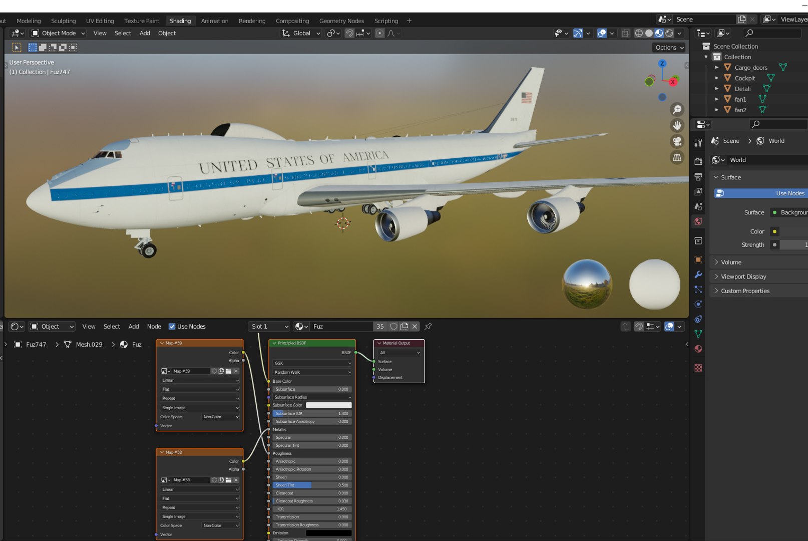 3D Model Boeing E-4 Doomsday Plane - TurboSquid 1991762