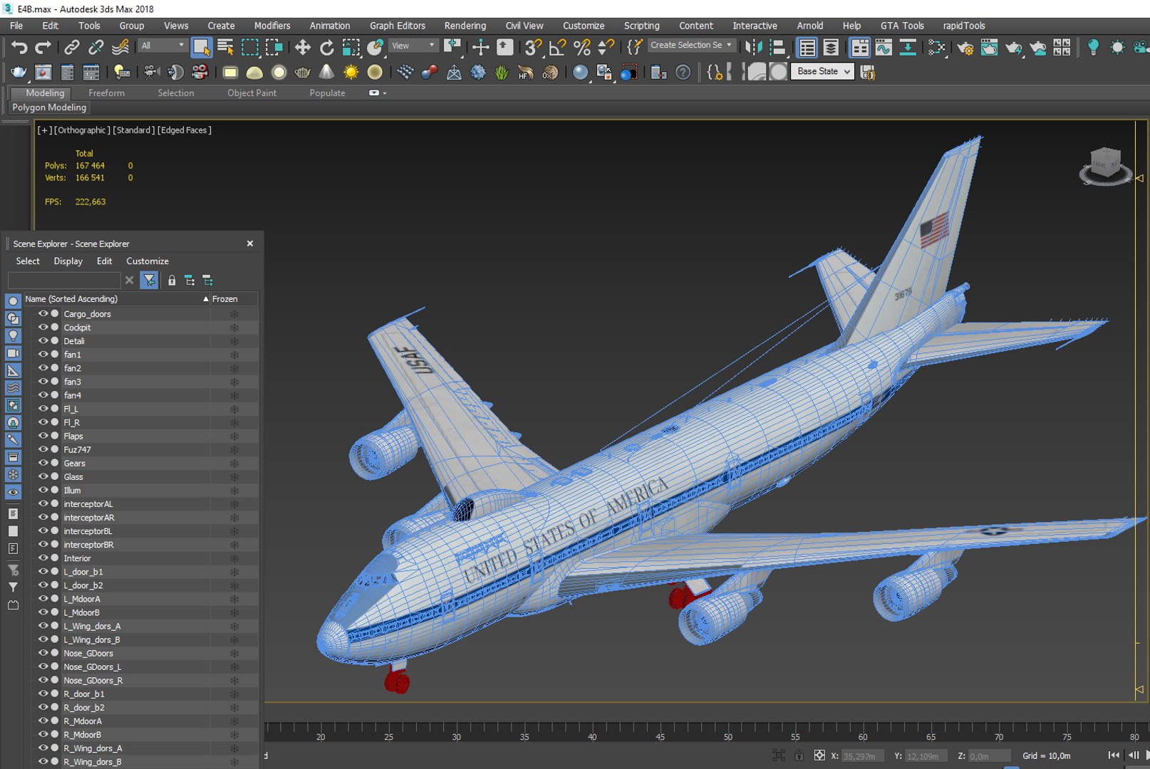 3D Model Boeing E-4 Doomsday Plane - TurboSquid 1991762