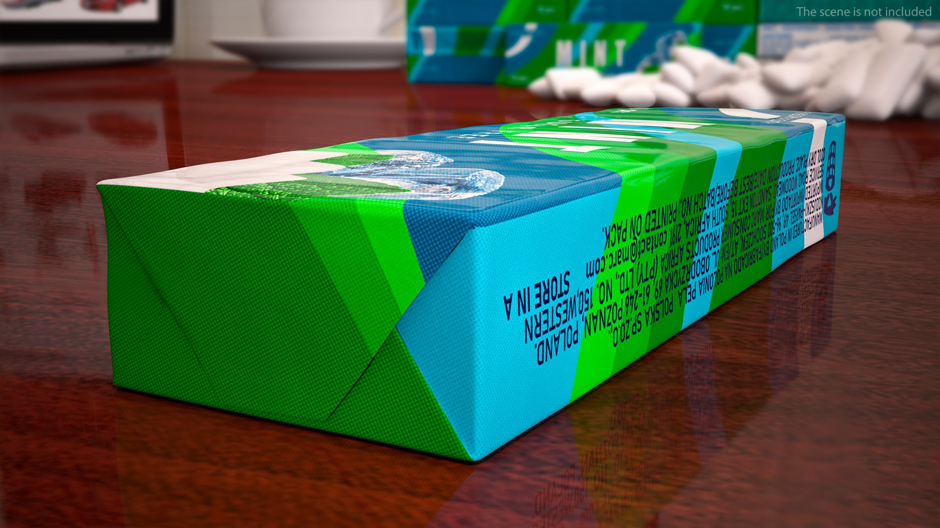 Mint Chewing Gum Pack 3D Model - TurboSquid 2045831