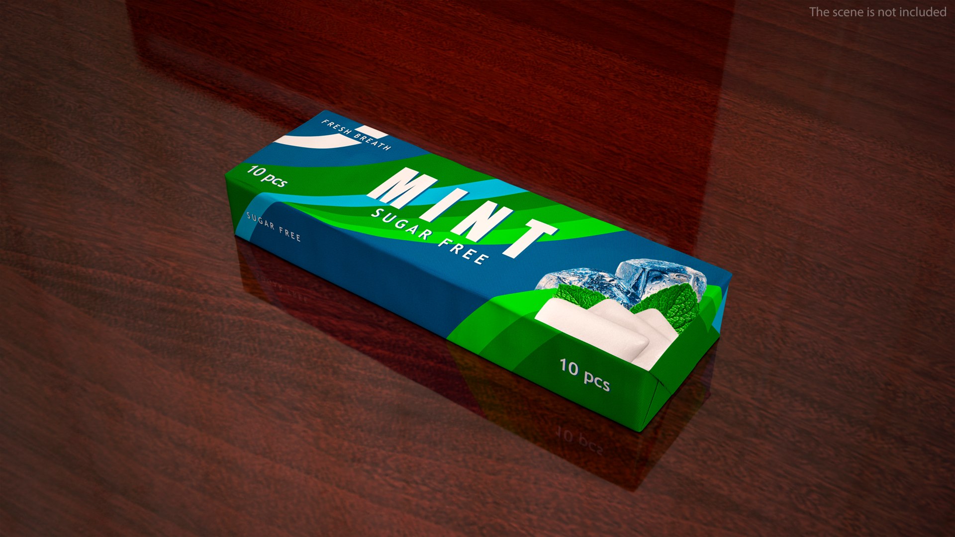 Mint Chewing Gum Pack 3D Model - TurboSquid 2045831