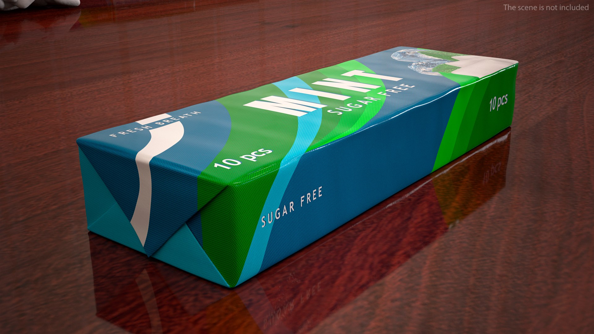 Mint Chewing Gum Pack 3D Model - TurboSquid 2045831