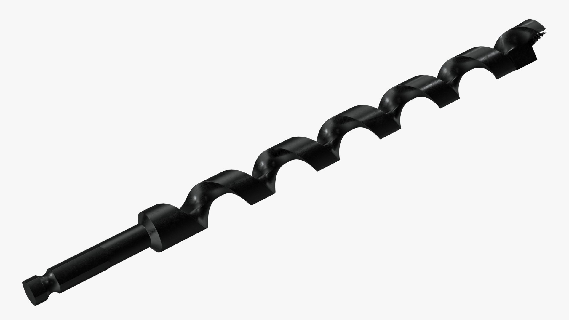 3D Model Carbide Tipped Auger Bit New - TurboSquid 2110969
