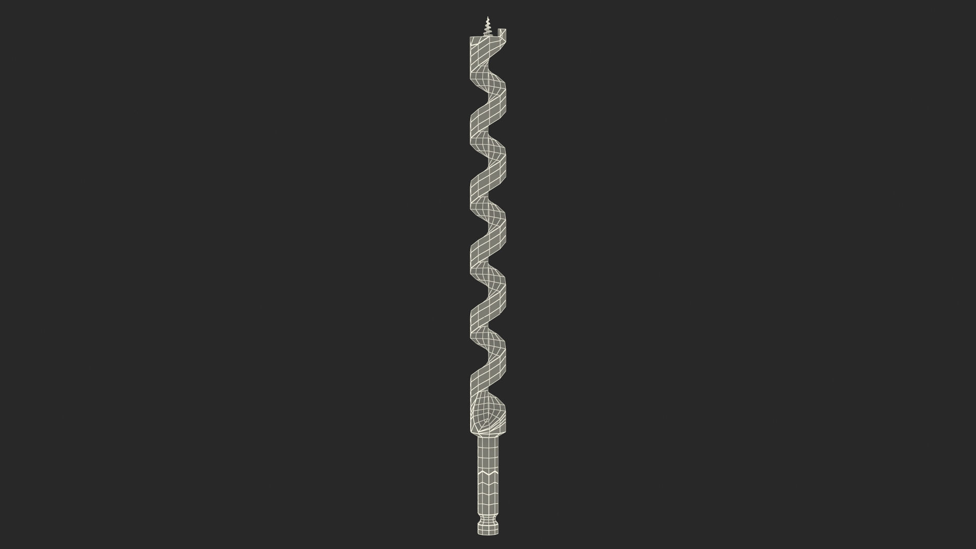 3D Model Carbide Tipped Auger Bit New - TurboSquid 2110969