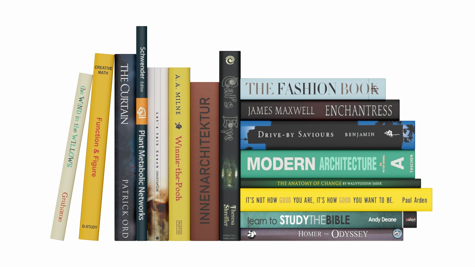 3D Books For Interior Decoration 02 Model - TurboSquid 2265226