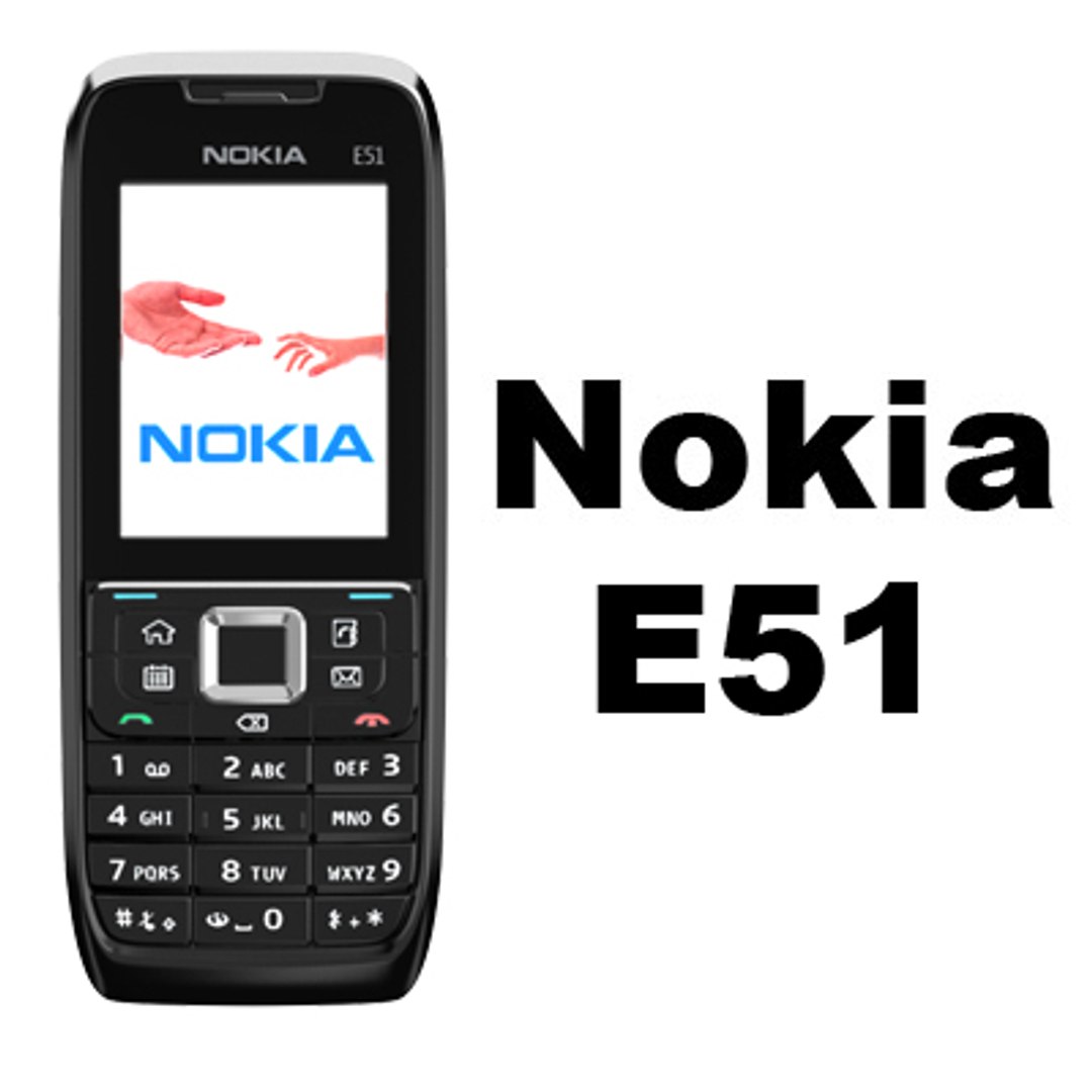 3d nokia e51 model