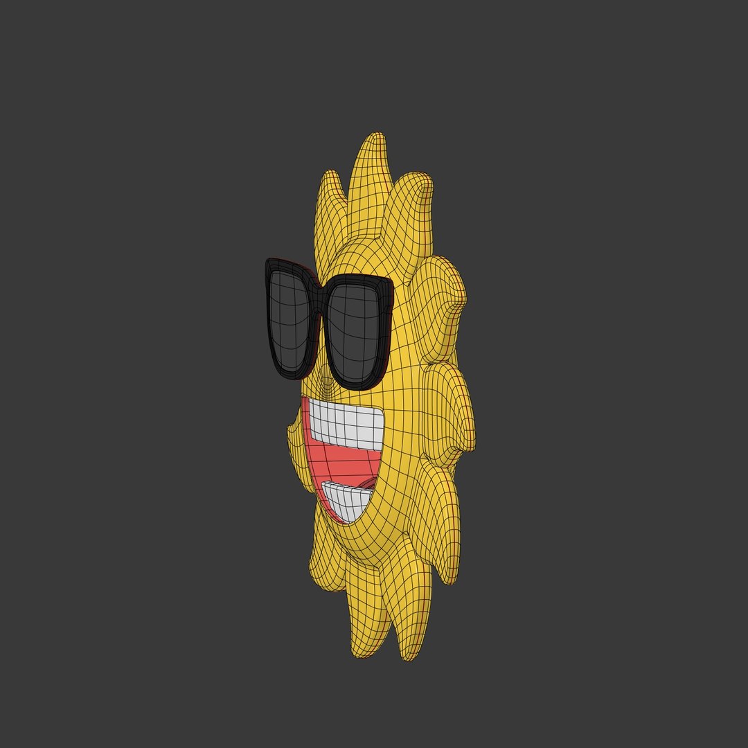 Cartoon Sun Model - TurboSquid 1591874