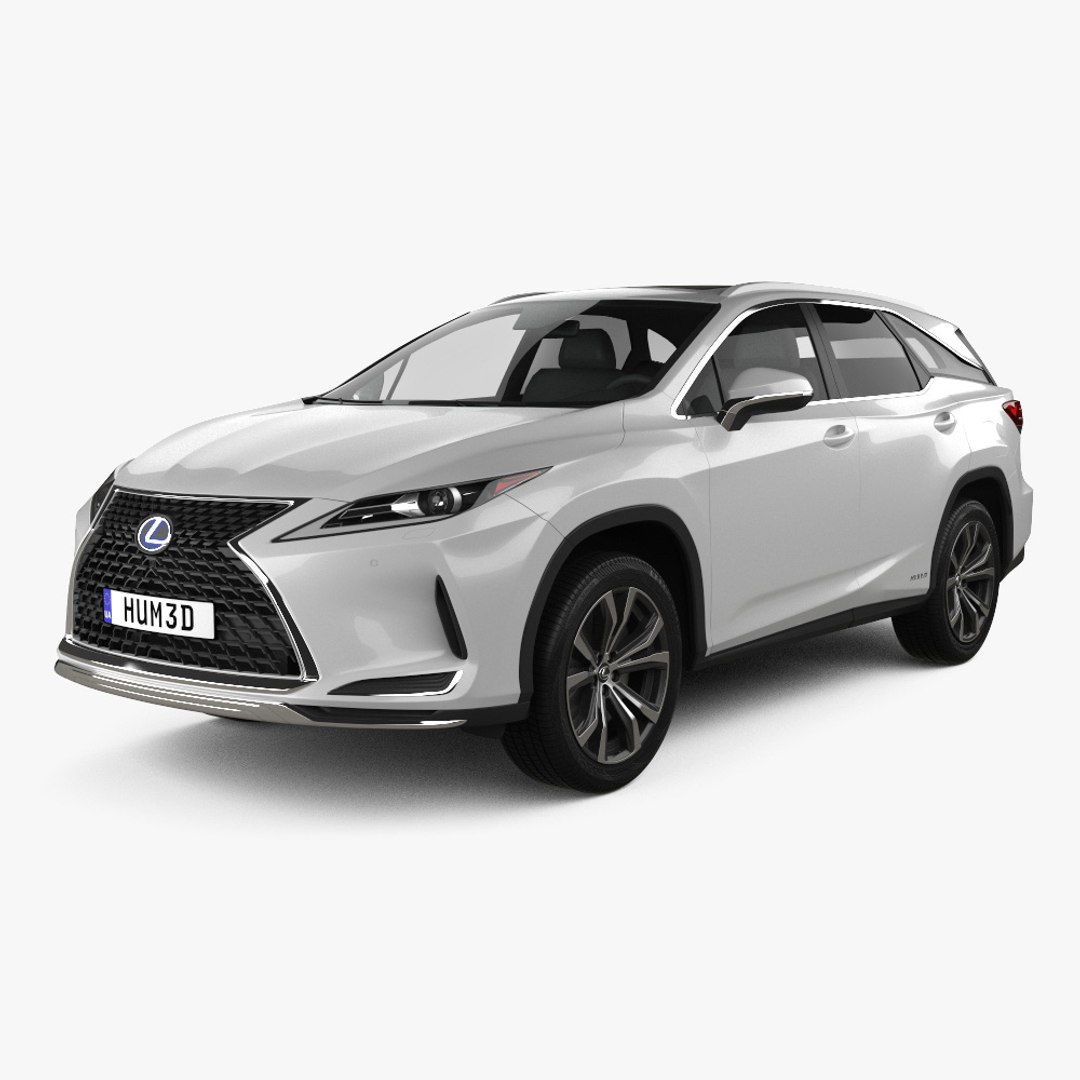 3D Lexus RX L hybrid US-spec 2019 - TurboSquid 2048787