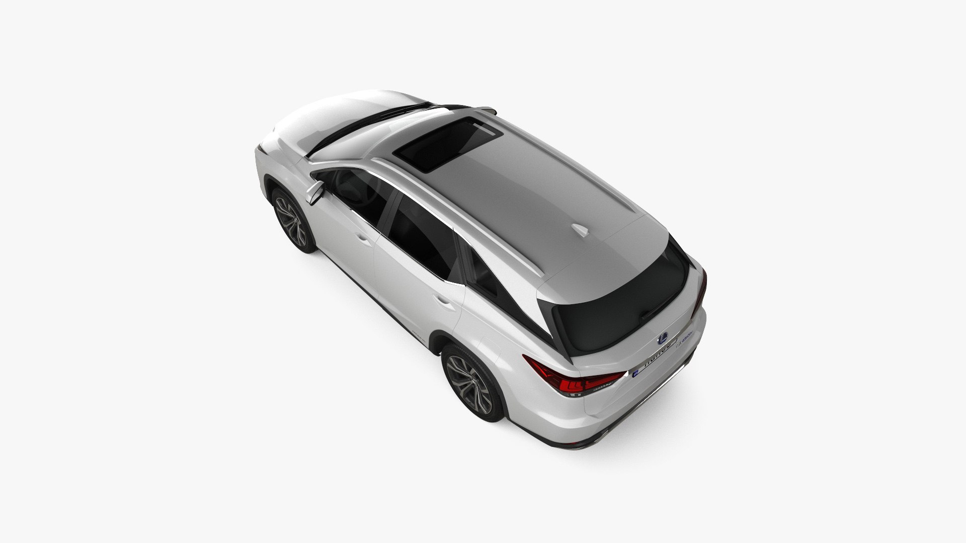 3D Lexus RX L Hybrid US-spec 2019 - TurboSquid 2048787