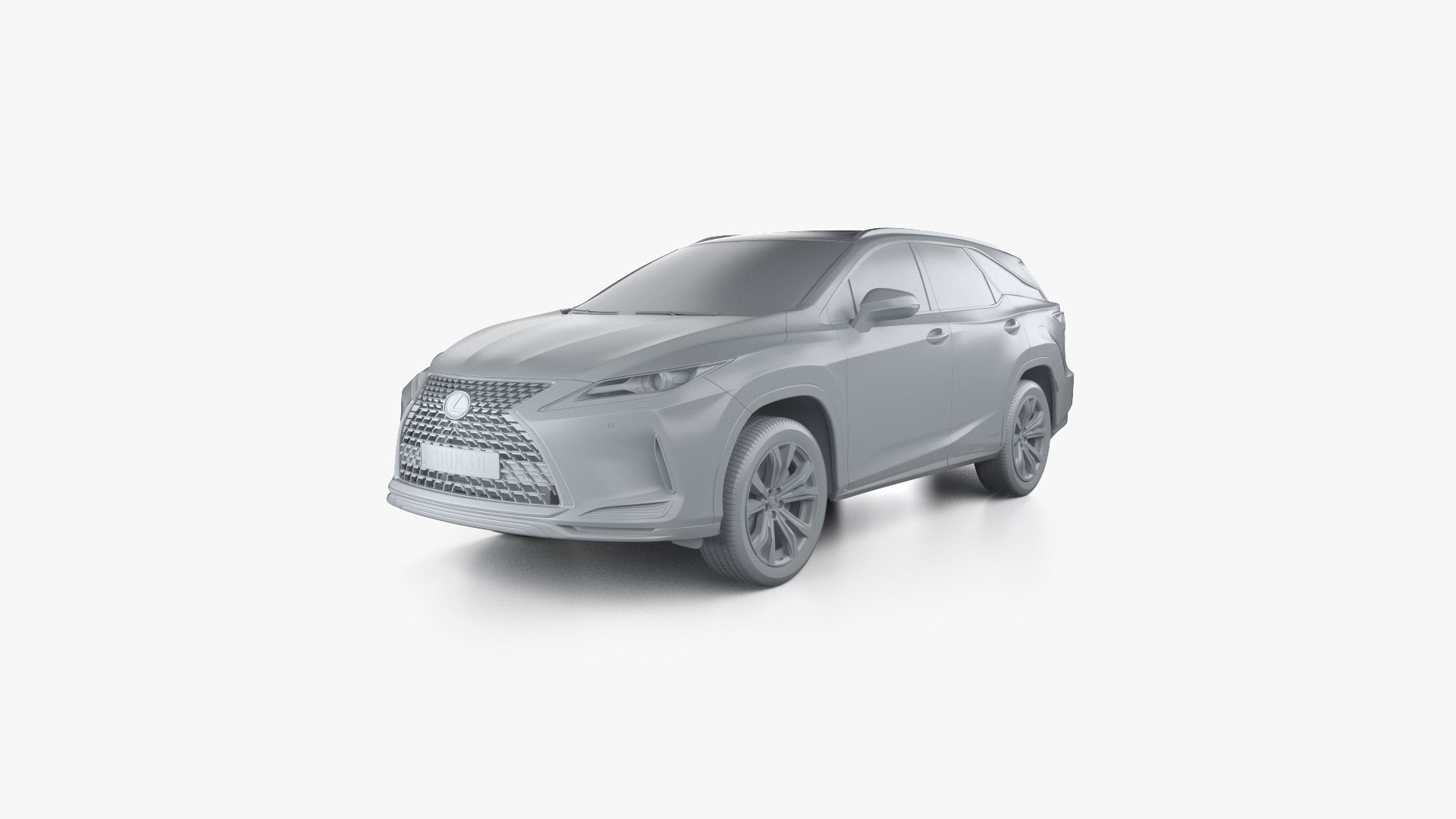 3D Lexus RX L Hybrid US-spec 2019 - TurboSquid 2048787