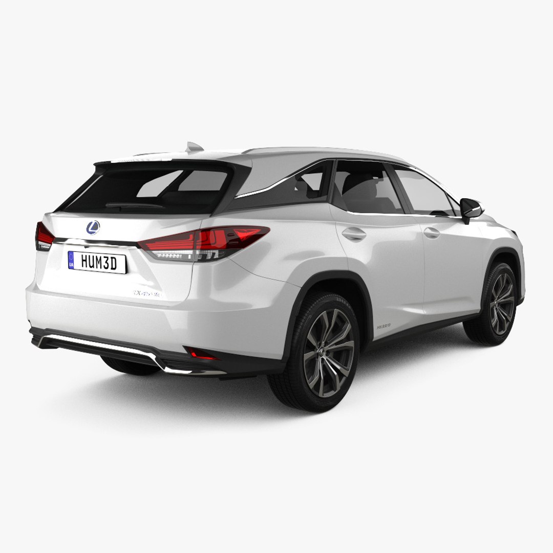 3D Lexus RX L Hybrid US-spec 2019 - TurboSquid 2048787