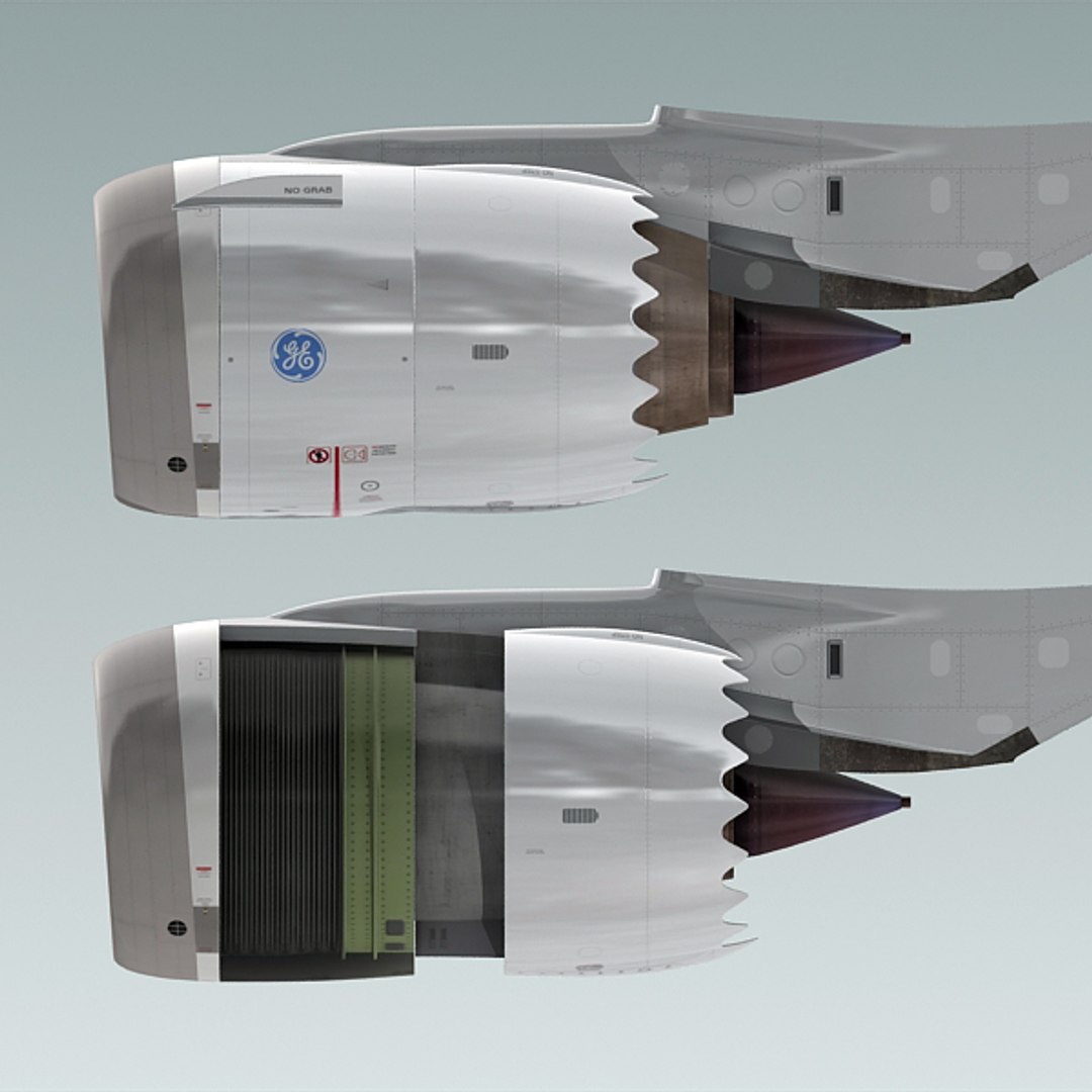 Genx-1b Jet Engine Lite 3d C4d
