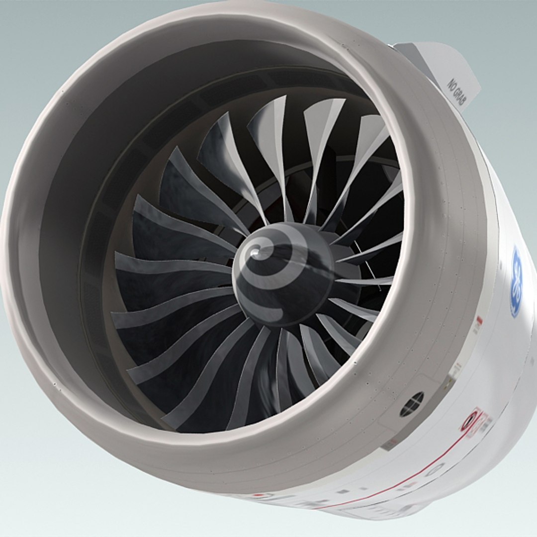 Genx-1b Jet Engine Lite 3d C4d