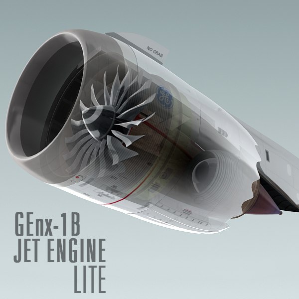 GEnx-1B 제트 엔진 라이트 3D 모델 - TurboSquid 1020657
