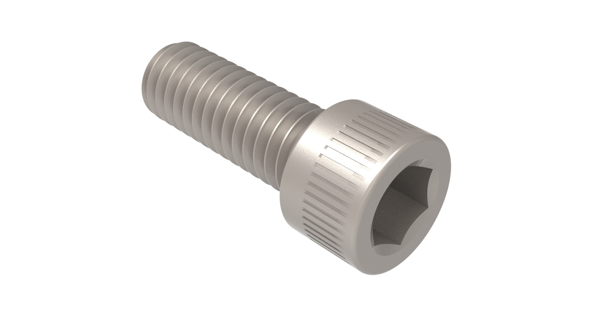 Socket Head Bolt 3-8 Tread -3-8 BSW Allen Bolt 3D Model - TurboSquid ...