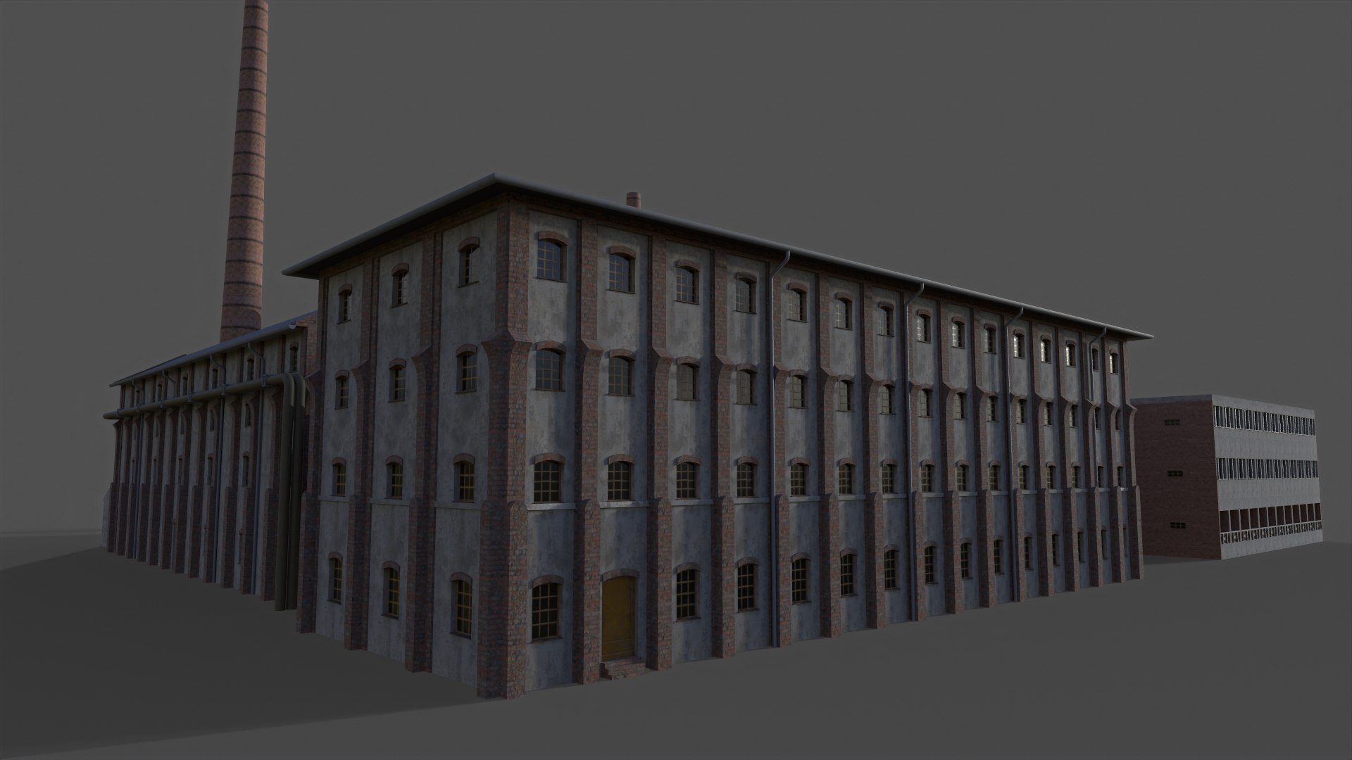 3D SugarMill Factory Lowpoly - TurboSquid 1892833