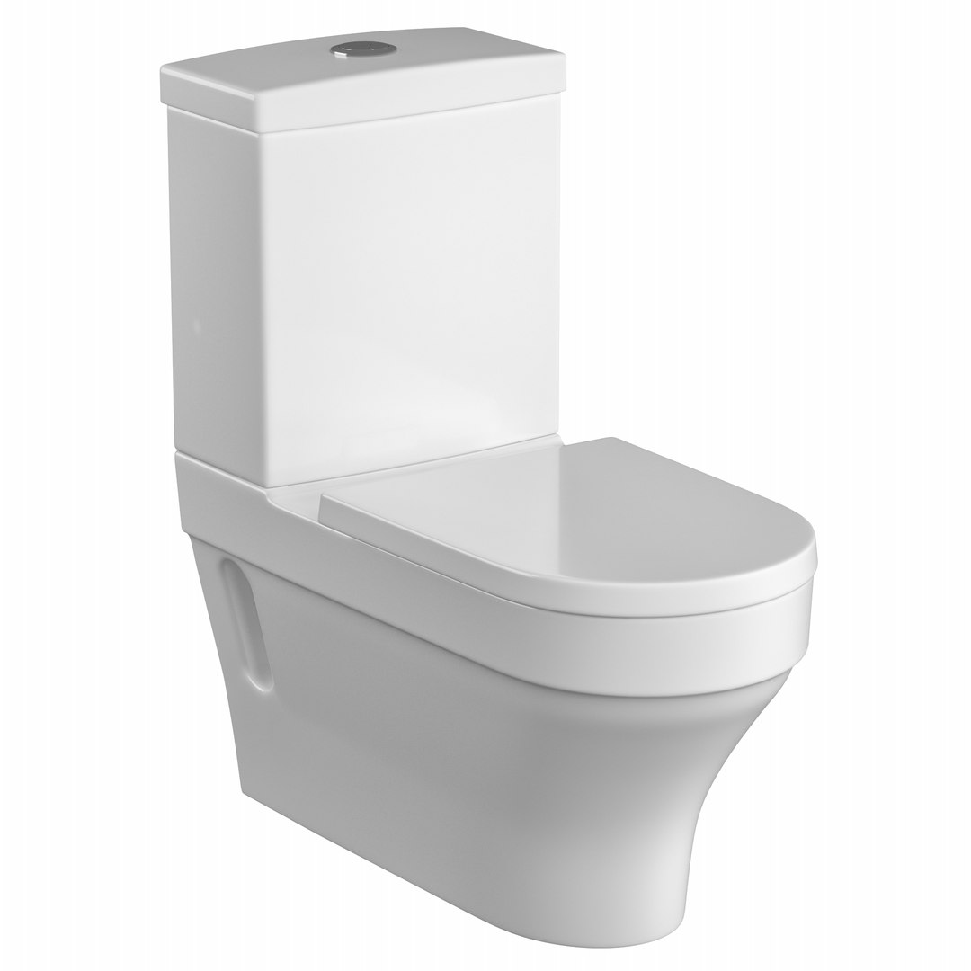 Piece Ewc Toilet 3D Model - TurboSquid 1693617
