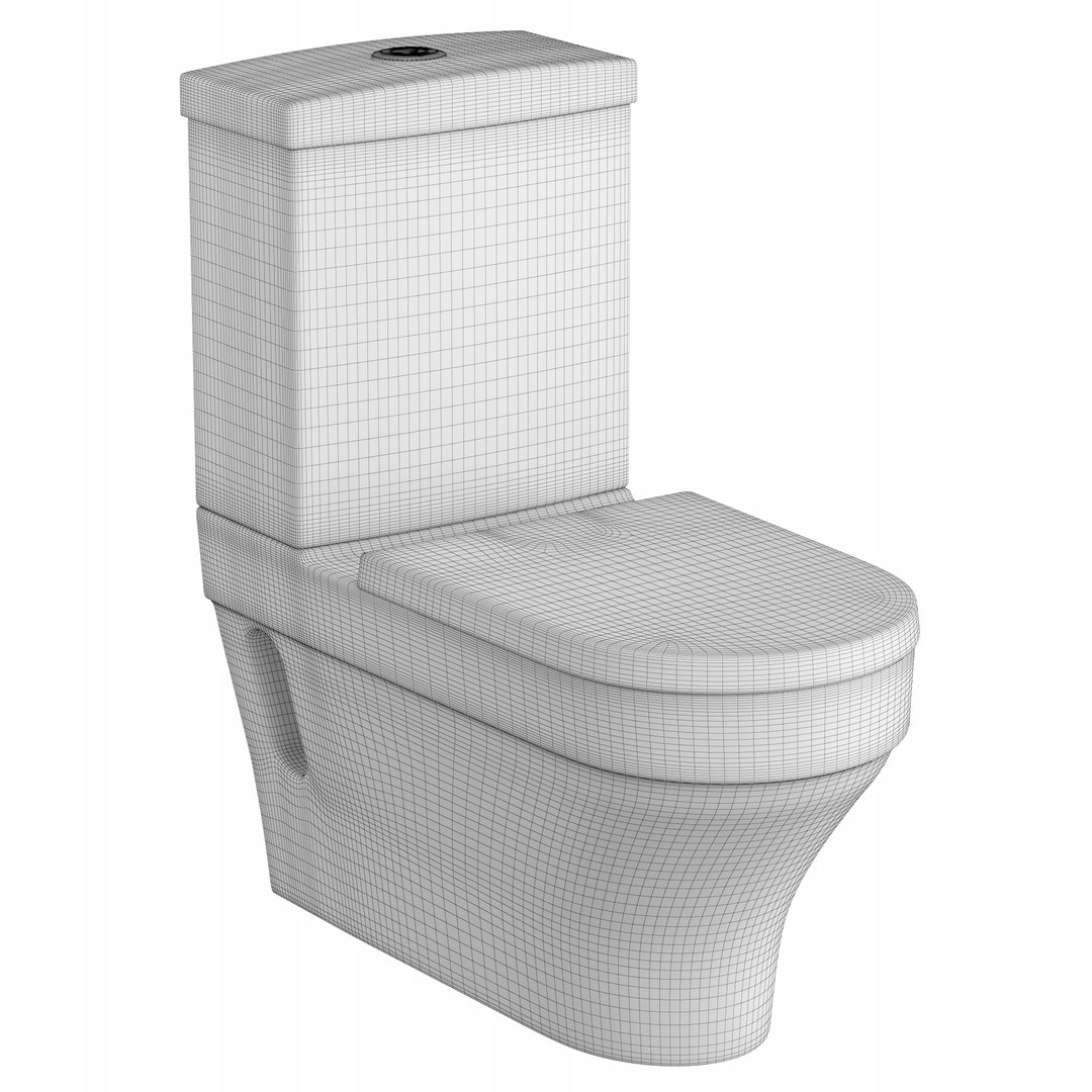 Piece Ewc Toilet 3D Model - TurboSquid 1693617
