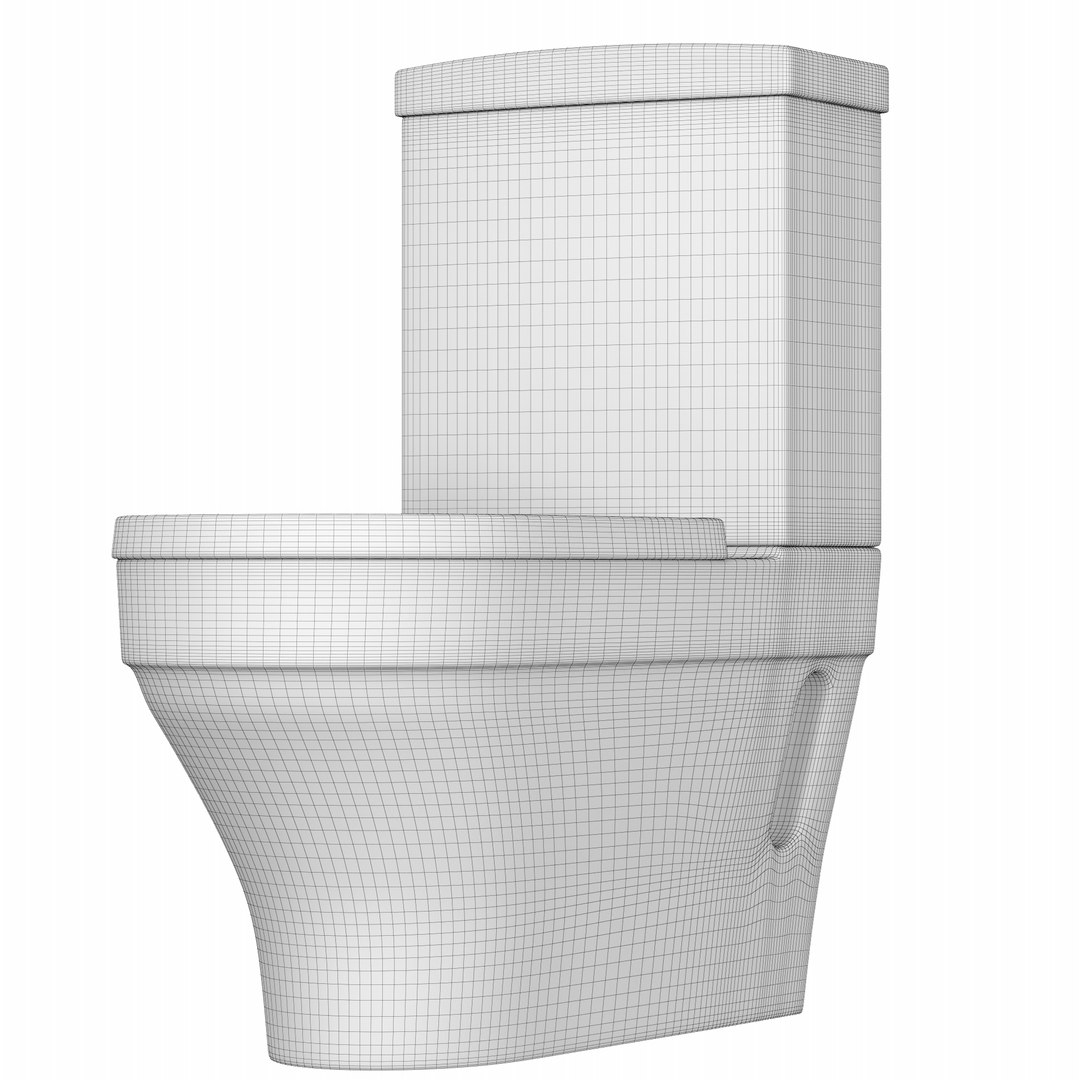 Piece Ewc Toilet 3D Model - TurboSquid 1693617