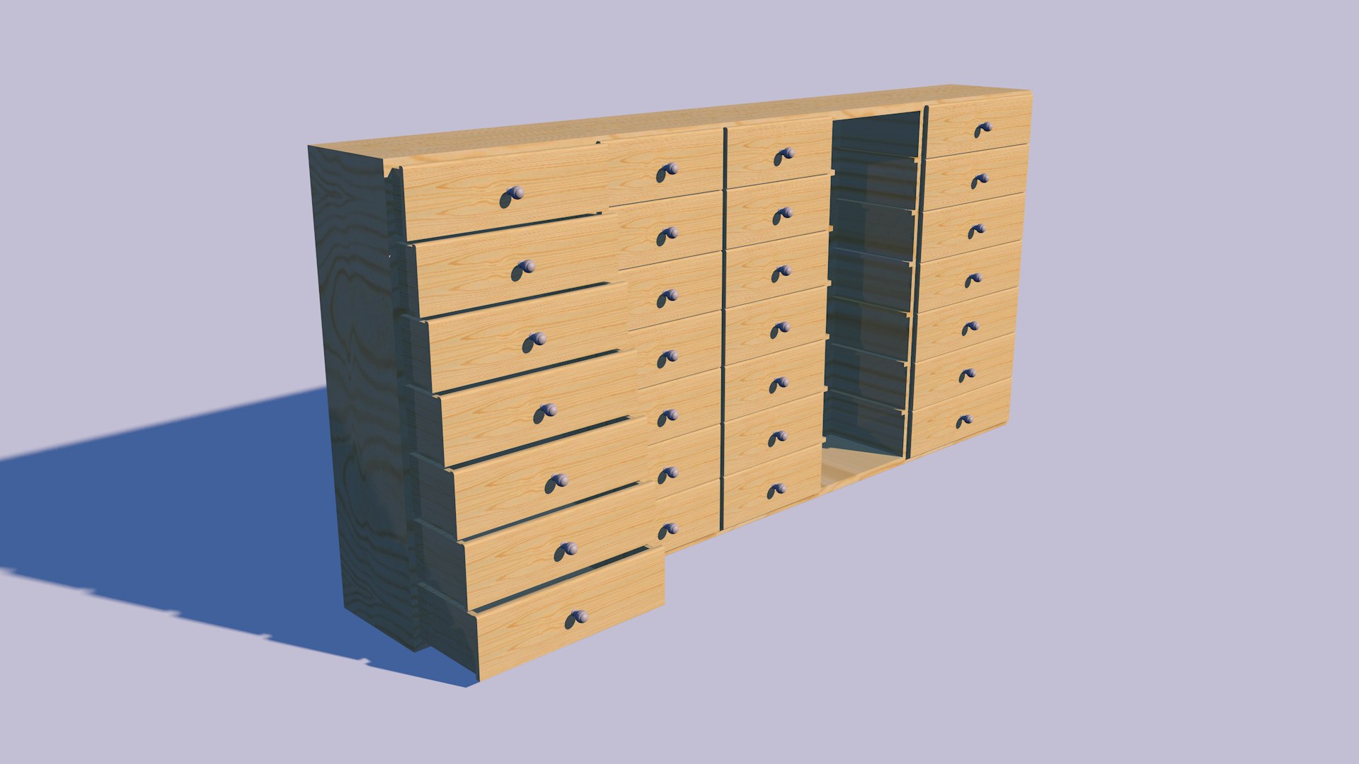 3d c4d chest drawers