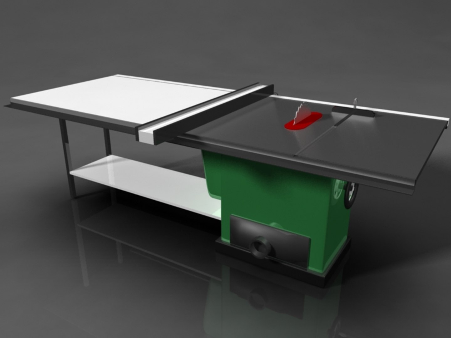 Woodworking Tablesaw Workshops 3d Model