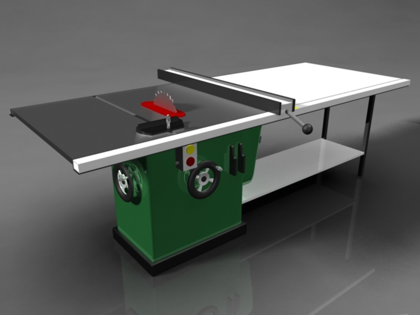 Woodworking Tablesaw Workshops 3d Model