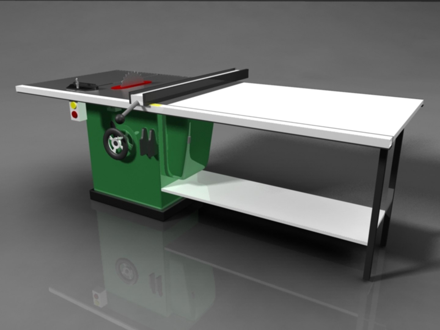 Woodworking Tablesaw Workshops 3d Model