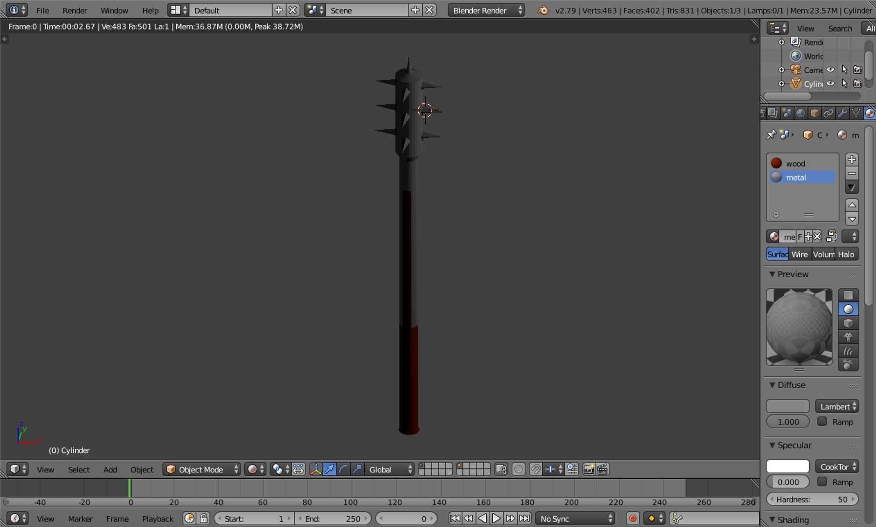 3D Model Mace Sharp - TurboSquid 1413664